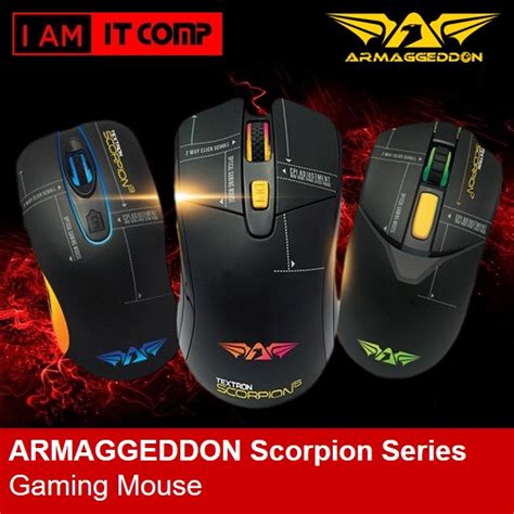 Armaggeddon Textron Scorpion Series Rgb Wired Gaming Mouse Scorpion 3