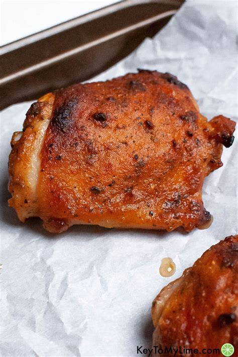 Best Baked Ranch Chicken Thighs Easy Recipe Video Key To My Lime