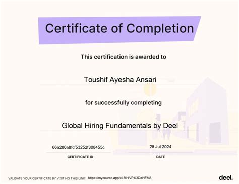 Toushif Ayesha Ansari On Linkedin Knowledge International Hr