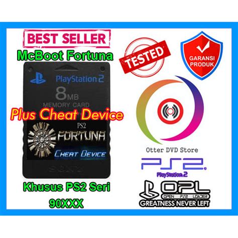 Jual Memory Card MC Boot MCboot Fortuna Cheat Device PS 2 PS2 Seri