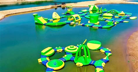 This Massive Inflatable Water Park In Michigan Is The Perfect Day Trip