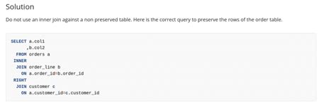 Avoid SQL Anti Patterns OUTER Joins Anti Joins Explained