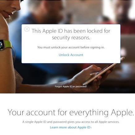 How To Fix The Apple ID Lock Out Because Of Security Reasons Glitch
