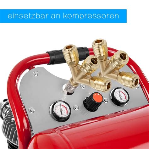 Arkzeo Four Way Interface Air Pipe Air Compressor Connector Quick