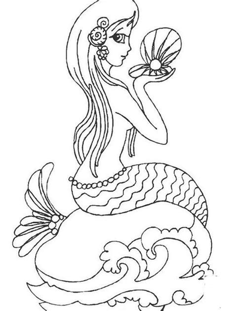 动漫海底世界加美人鱼简笔画横版 简笔画图片大全 蒲城教育文学网