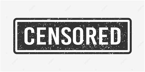 Rubber Stamp Vector Art Png Grunge Black Censored Word Rubber Stamp