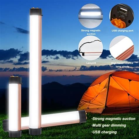 Xiyu Shop 22CM Lm Şarj Edilebilir LED Kamp Feneri Mıknatıslı Fiyatı