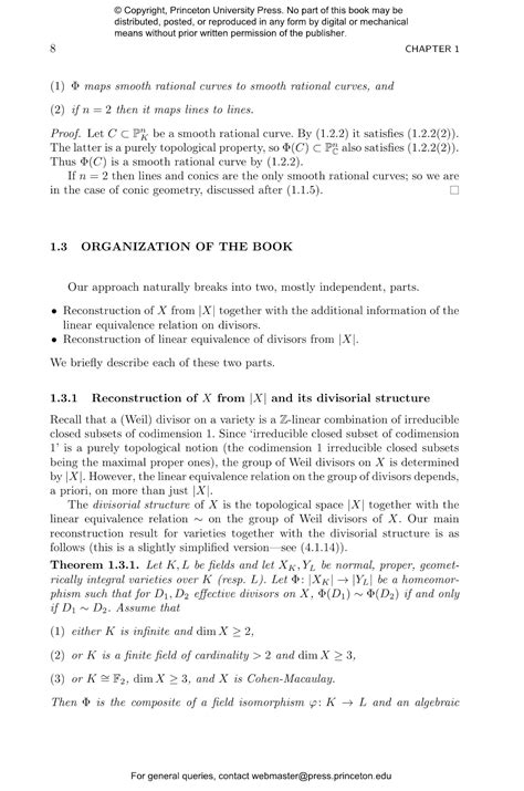 What Determines An Algebraic Variety Princeton University Press