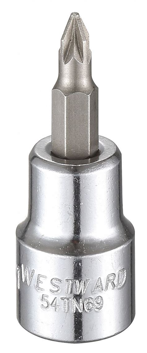 Westward Socket Bit Insert Length 1316 In Replaceable Insert No Sae