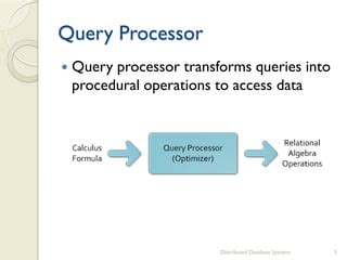 Overview Of Query Processing Pdf Databases Computer Software And Applications