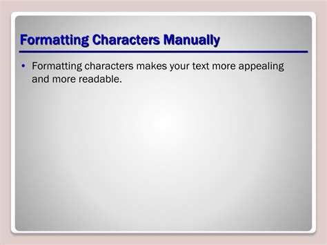 Ppt Character Formatting Powerpoint Presentation Free Download Id
