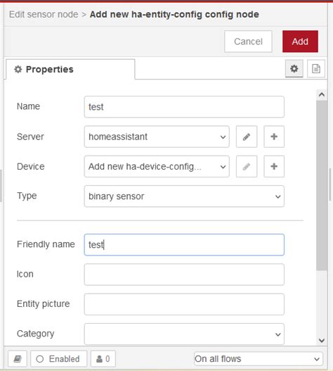 New Entity Nodered Error Node Red Home Assistant Community