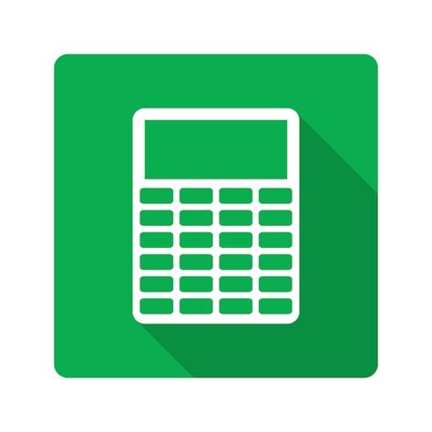 Icono De La Calculadora Vector Premium