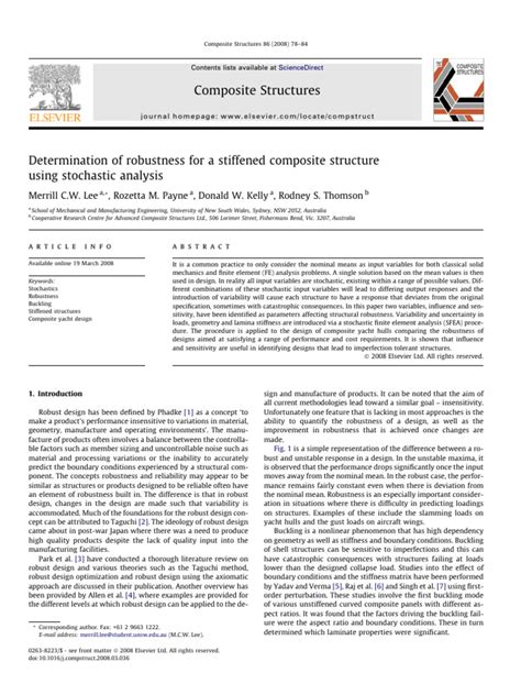 Determination Of Robustness For A Stiffe Pdf Sensitivity Analysis