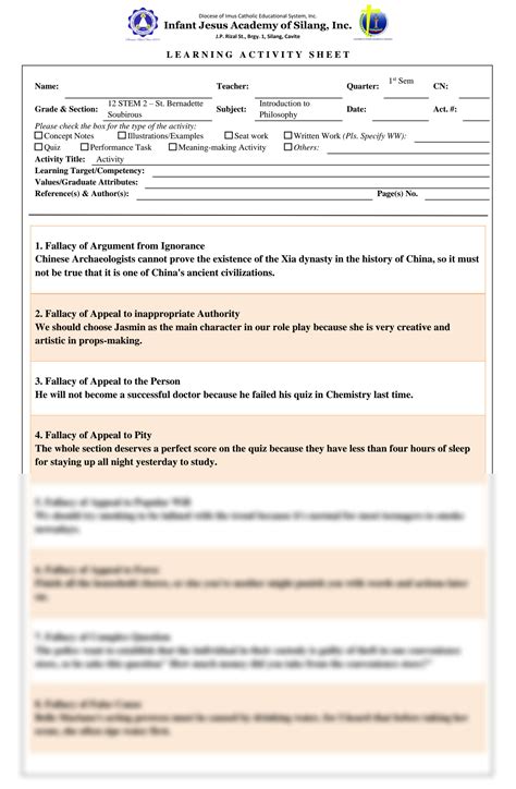 Solution Different Types Of Fallacies Examples Introduction To