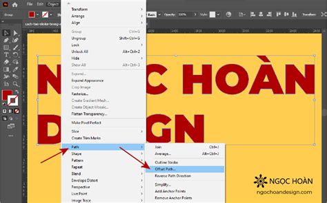 Cách tạo Stroke viền chữ ảnh trong Ai llustrator đơn giản