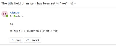rule not working when condition has been met when creating a list entry