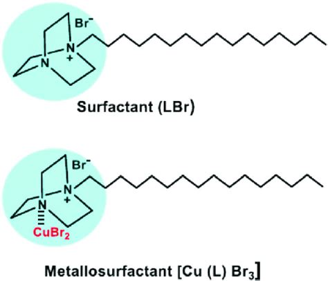 Schematic Representation Of The Surfactant Lbr And Metallosurfactant