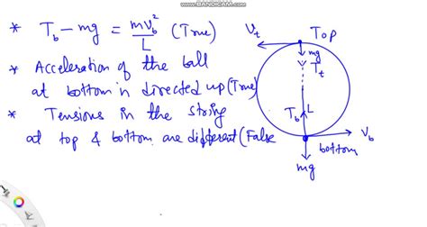 Solved Pt A Ball Of Mass M Is Attached To A String Of Length L It Is Swung In A Vertical