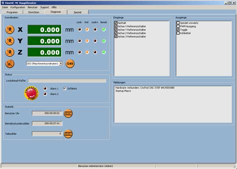 Diagnostics Screen User Guide