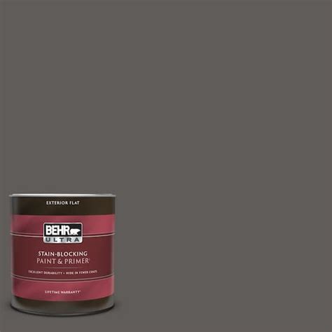 BEHR ULTRA 1 Qt PPU18 19 Intellectual Flat Exterior Paint Primer
