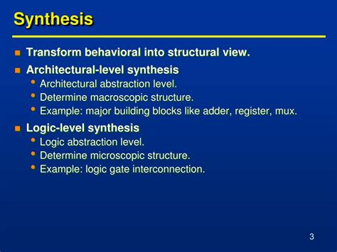 Ppt Coe 561 Digital System Design And Synthesis Architectural Synthesis