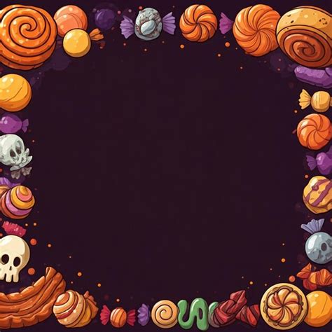 Halloween Candy Border Images Free Download On Freepik