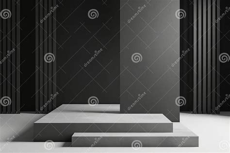 Minimalist Modern Architecture With Geometric Shapes Stock Illustration Illustration Of Design