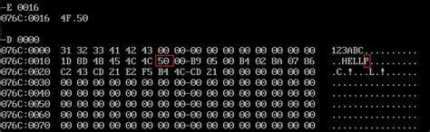 8086汇编 debug命令详解 debug 反汇编并输出 asm csdn博客