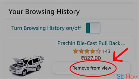 How To Delete Amazon Browsing History Steps With Pictures