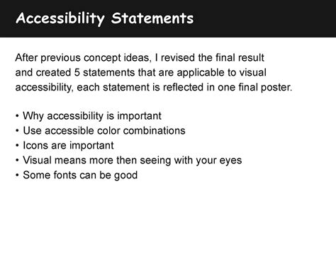 Visual Accessibility On Behance