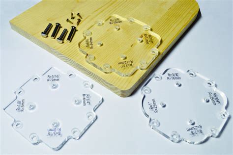 Corner Radius Router Template Woodline Usa
