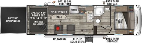 Thor 5th Wheel Toy Hauler Floor Plans Wow Blog
