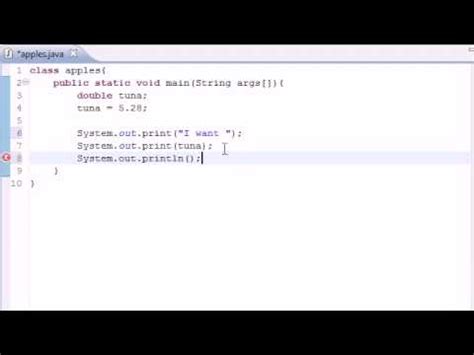 Java Programming Tutorial Variables YouTube