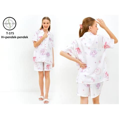 Jual Baju Tidur Satin Organic Lengan Pendek Celana Pendek Atau Sepaha