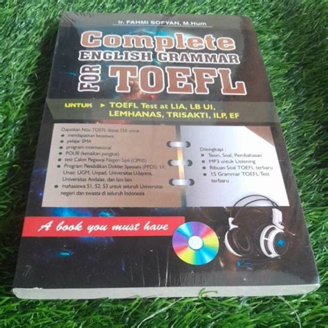 Jual Buku Complete English Grammar For Toefl Shopee Indonesia