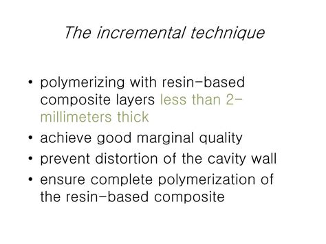 Ppt Cosmetic And Restorative Care An Alternative Method To Reduce Polymerization Shrinkage In