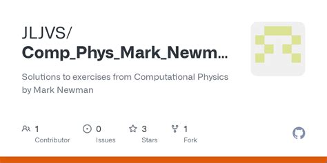 Github Jljvscompphysmarknewman Solutions To Exercises From