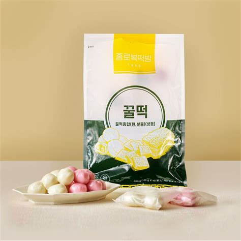 종로복떡방 굳지않는 모듬꿀떡 400g 40gx10개입 홈플러스 택배배송