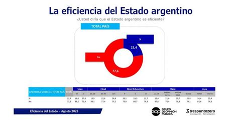 Qué Piensan Los Argentinos De Los Políticos Y De La Eficiencia Del