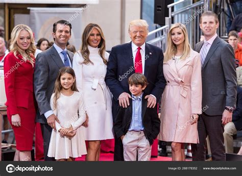 Tiffany Trump Donald Trump Kai Maidson Trump Melania Trump Donald — Stock Editorial Photo