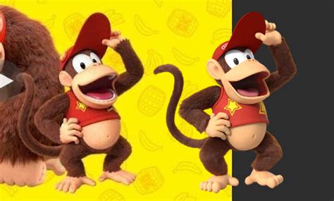 Nintendo Shows Updated Design For Diddy Kong Update Another Piece Of Art