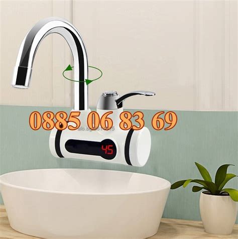 Нагревател за вода 3000w смесителна батерия проточен бойлер с без душ Проточен бойлер 30