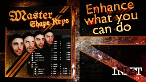 master shape keys merge combine separate blender addon inlet