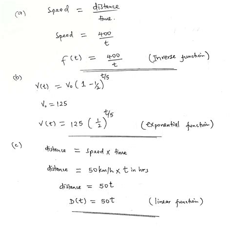 [solved] rewrite the following relationships using function notation a