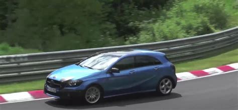 Mercedes Benz A Class Facelift Spied Lapping Nurburgring Autoevolution