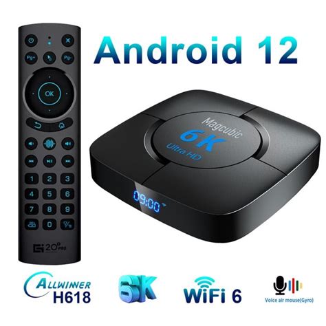 2022 Magcubic TV Box Android 12 0 WIFI6 Allwinner H618 BT5 0 Quad Core