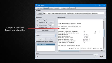 step by step knn in weka