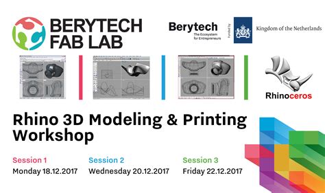 Rhino 3d Modeling And Printing Workshop Berytech Fab Lab Berytech