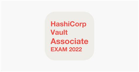 ‎hashicorp Vault Associate 2022 On The App Store